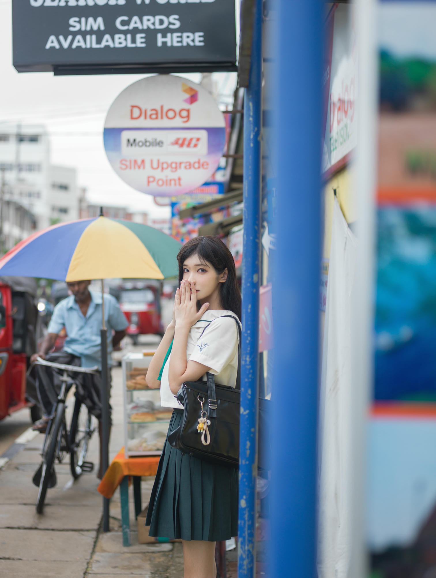 南桃Momoko NO.057 绿jk [14P-27MB]_第1集 - cosplay 套图 椰子牛